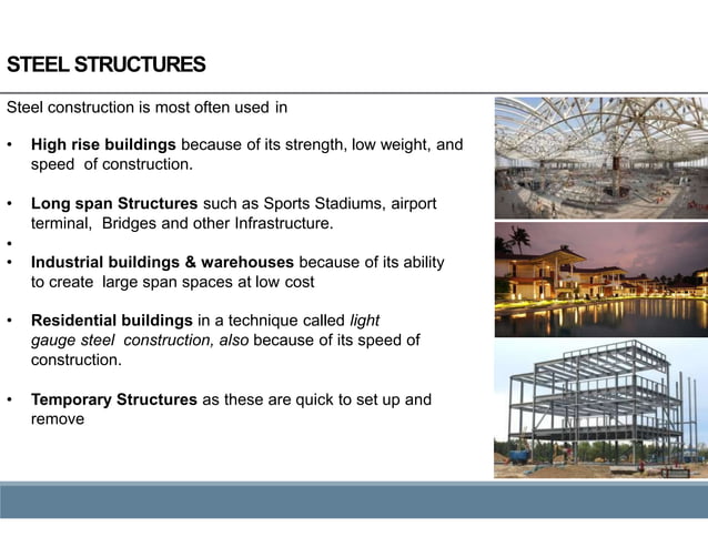Steel Structures - Building technology.pptx