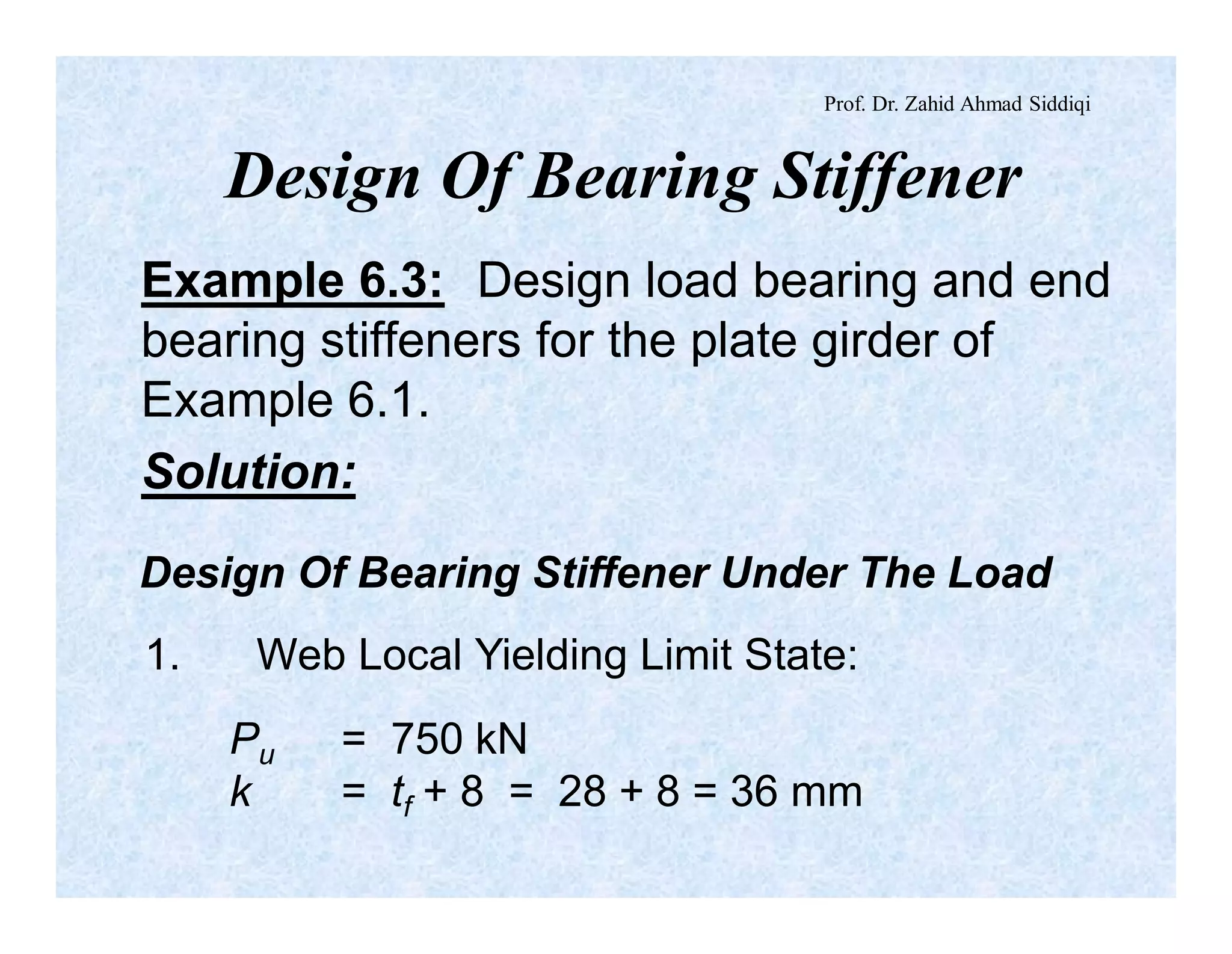 Steel strucure lec # (14) | PDF