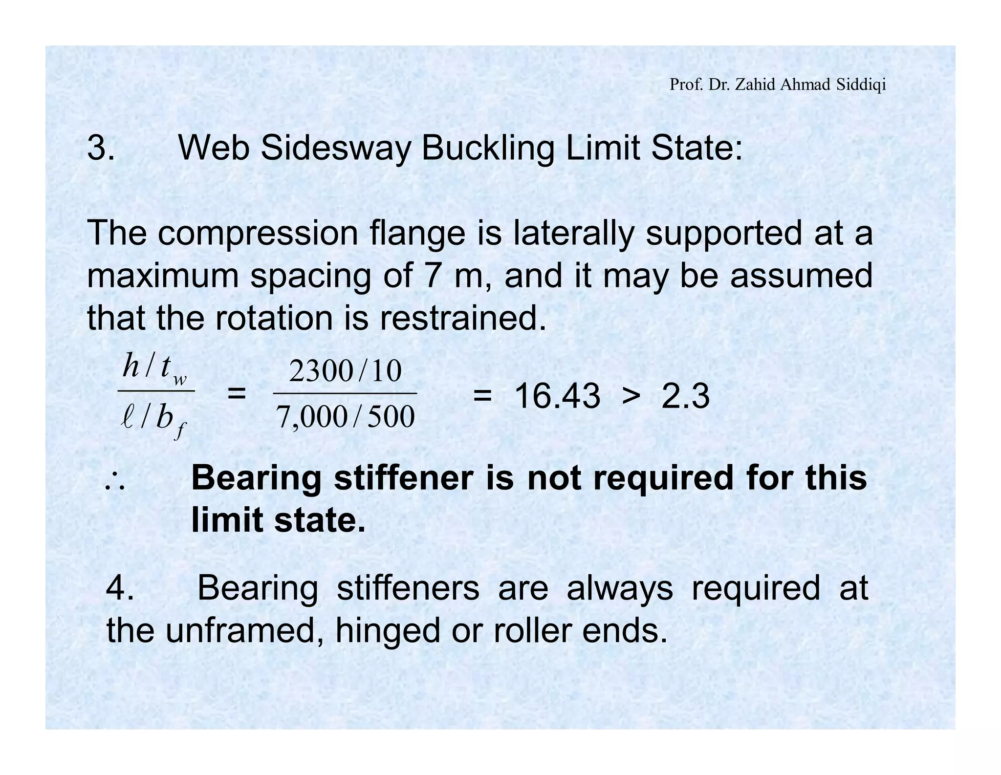 Steel strucure lec # (14) | PDF