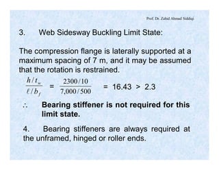 Steel strucure lec # (14) | PDF