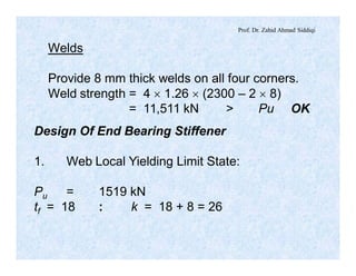 Steel strucure lec # (14) | PDF