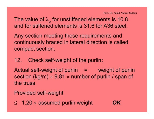 Steel strucure lec # (16) | PDF | Physics | Science