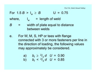 Steel strucure lec # (4) | PDF