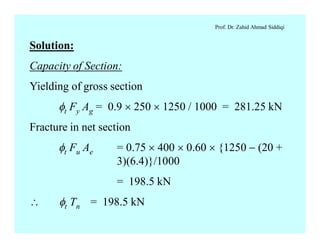 Steel strucure lec # (5) | PPT