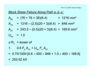 Steel strucure lec # (5) | PPT