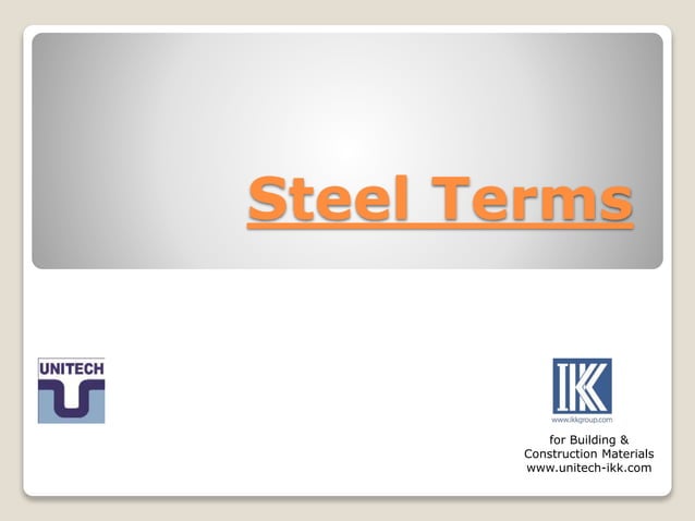 Steel terms | PPT