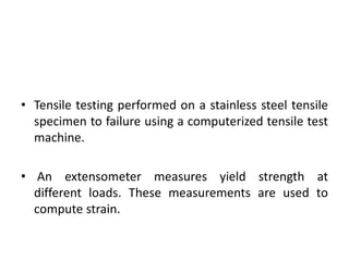 Steel testing | PPTX