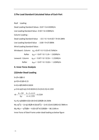 Steel warehouse design report | PDF