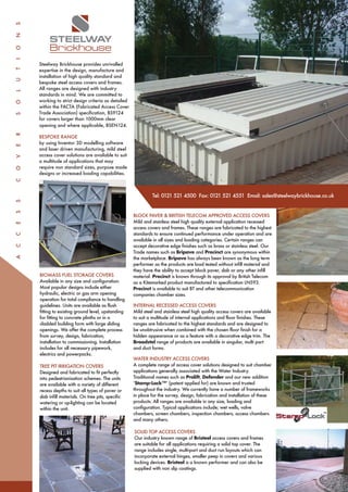 Steelway Group Brochure 2010 | PDF