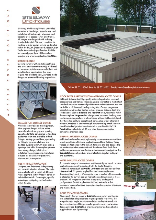 Steelway Group Brochure 2010 | PDF