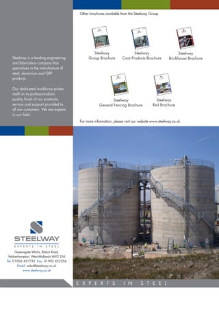 Steelway Utility Services Product brochure | PDF