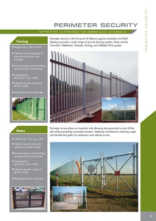Steelway Utility Services Product brochure | PDF