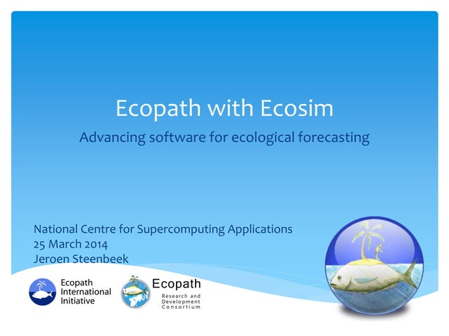 Jeroen Steenbeek Ecopath with Ecosim | PDF | Environment | Science
