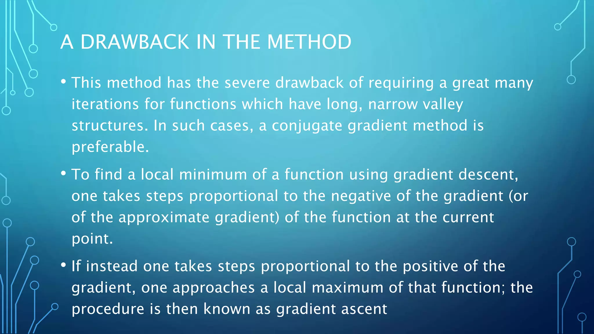 Steepest Descent Method Ppt