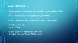 Steepest descent method | PPTX