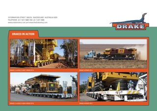 Steerable - Semi Modular Widening Low Loader Drake Trailers ...