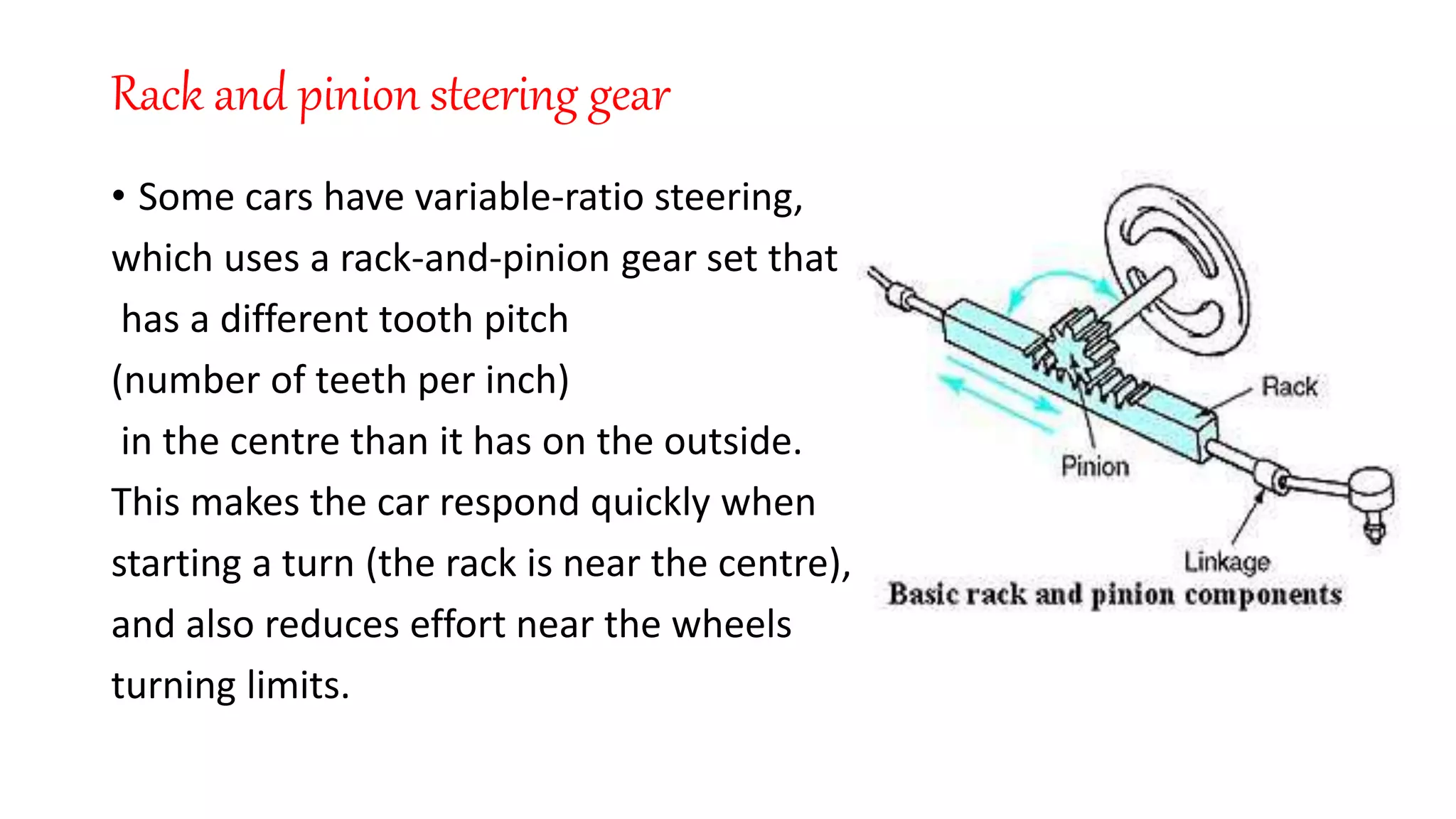 Steering System | PPTX