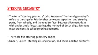 Steering System | PPTX