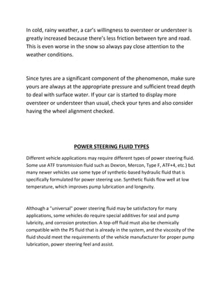 Steering | PDF