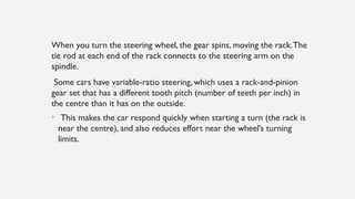 Steering-System In an Automotive Systems | PPTX