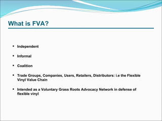 FVA PPT | PPT