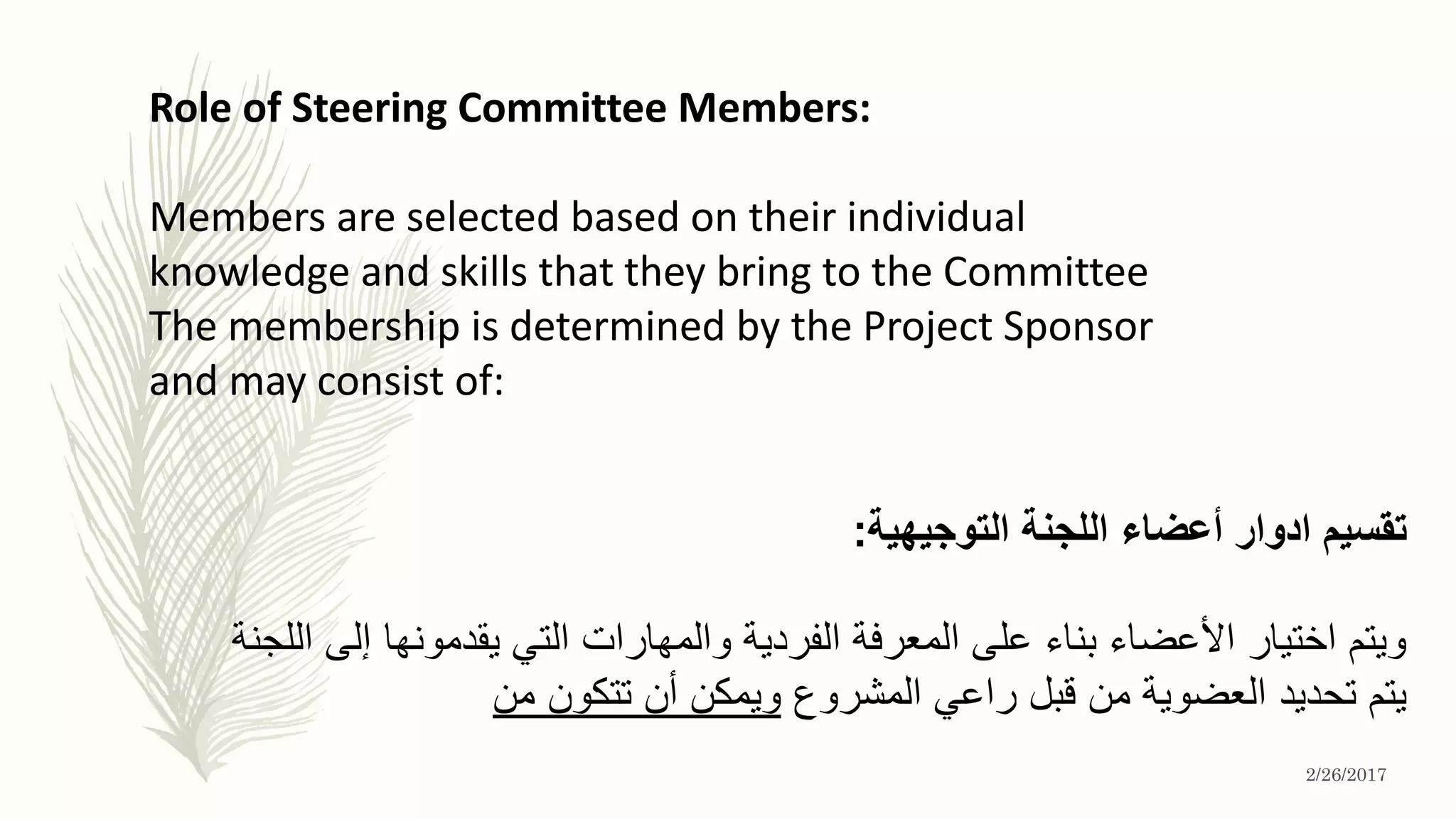 Steering committee | PPSX