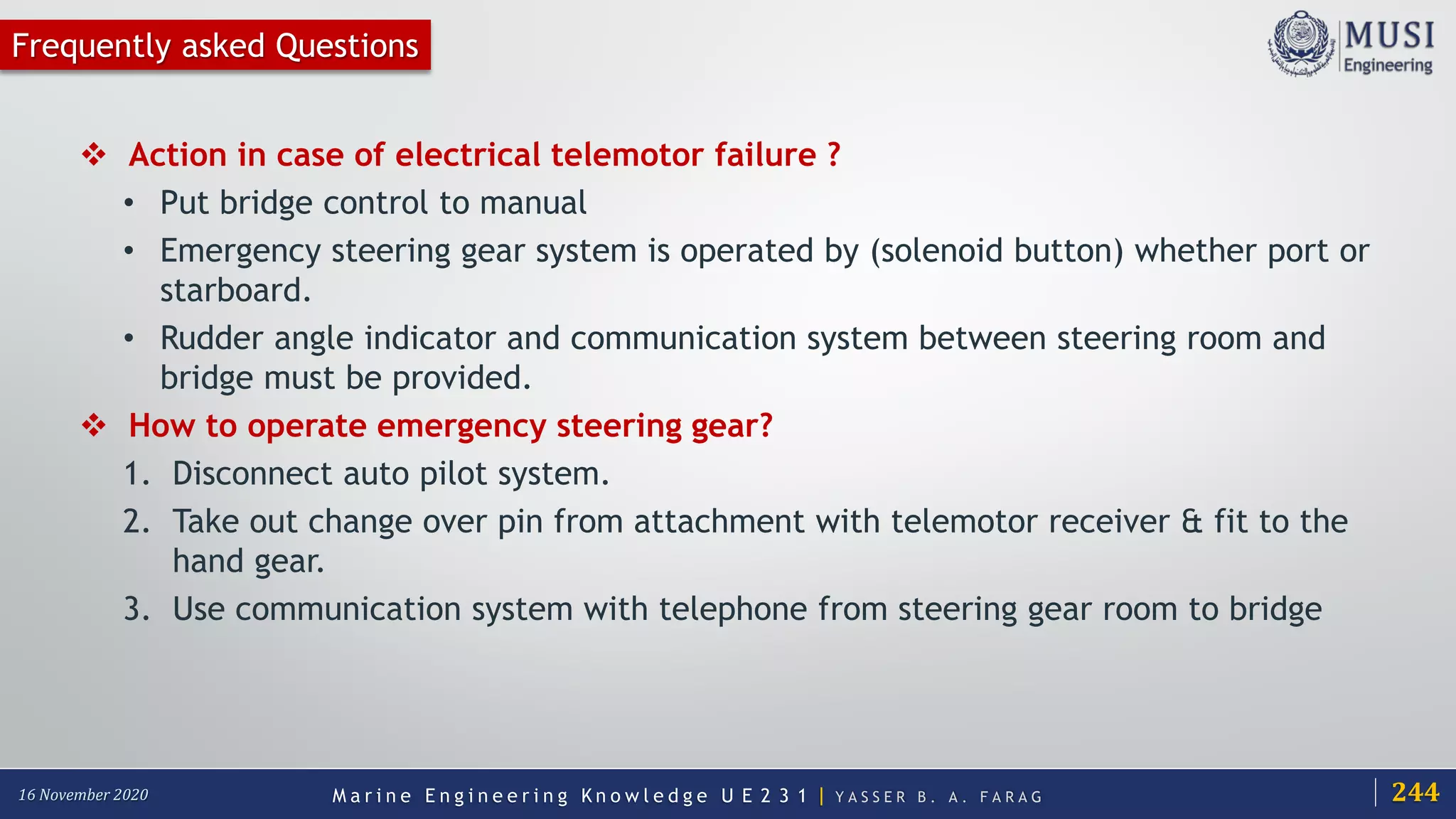Steering gear system | PDF