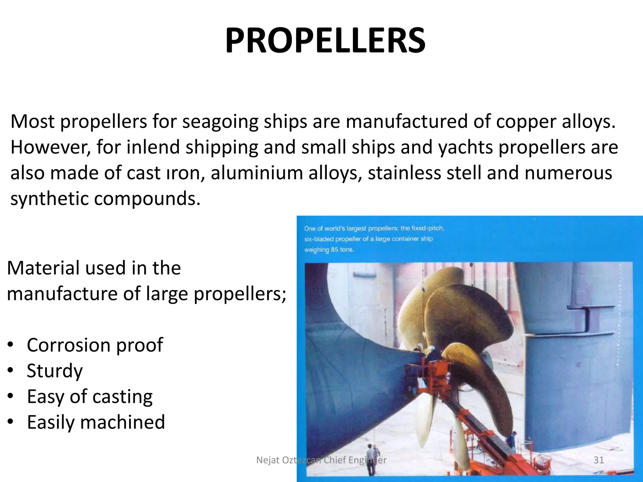 Steering gears and rudders -propellers | PPTX