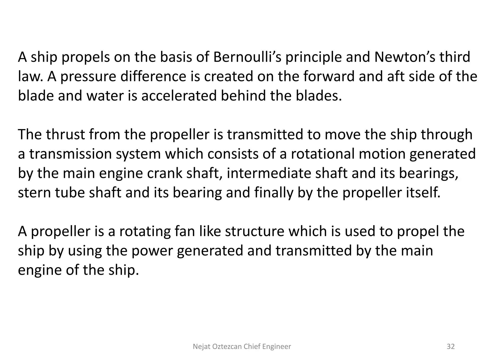 Steering gears and rudders -propellers | PPTX