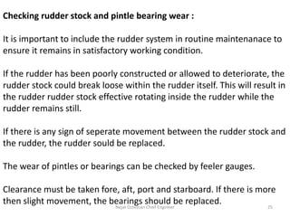 Steering gears and rudders -propellers | PPTX