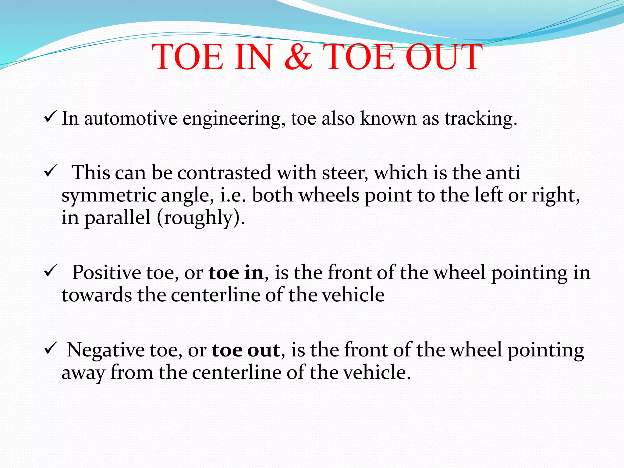 Steering geometry 8 | PPTX