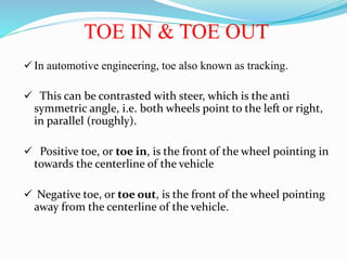 Steering geometry 8 | PPTX