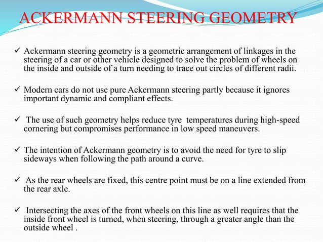 Steering geometry 8 | PPTX