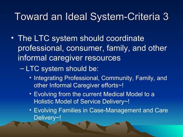 Steering Ltc Toward An Ideal System | PPT