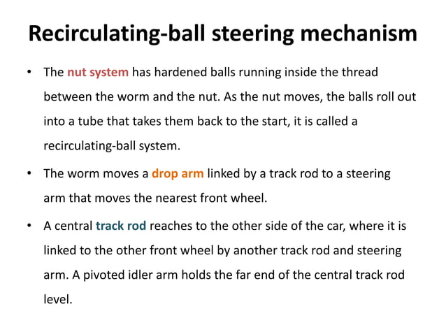 steering mechanisms.pptx | Track and Field | Sports