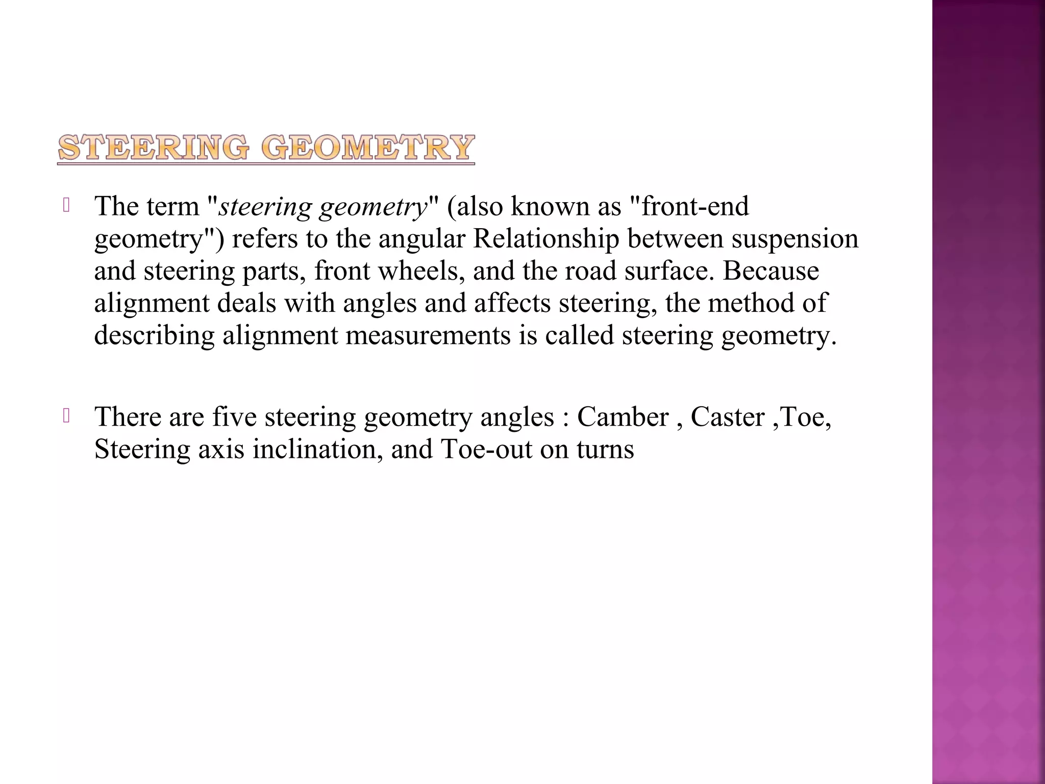 Steering system | PPT
