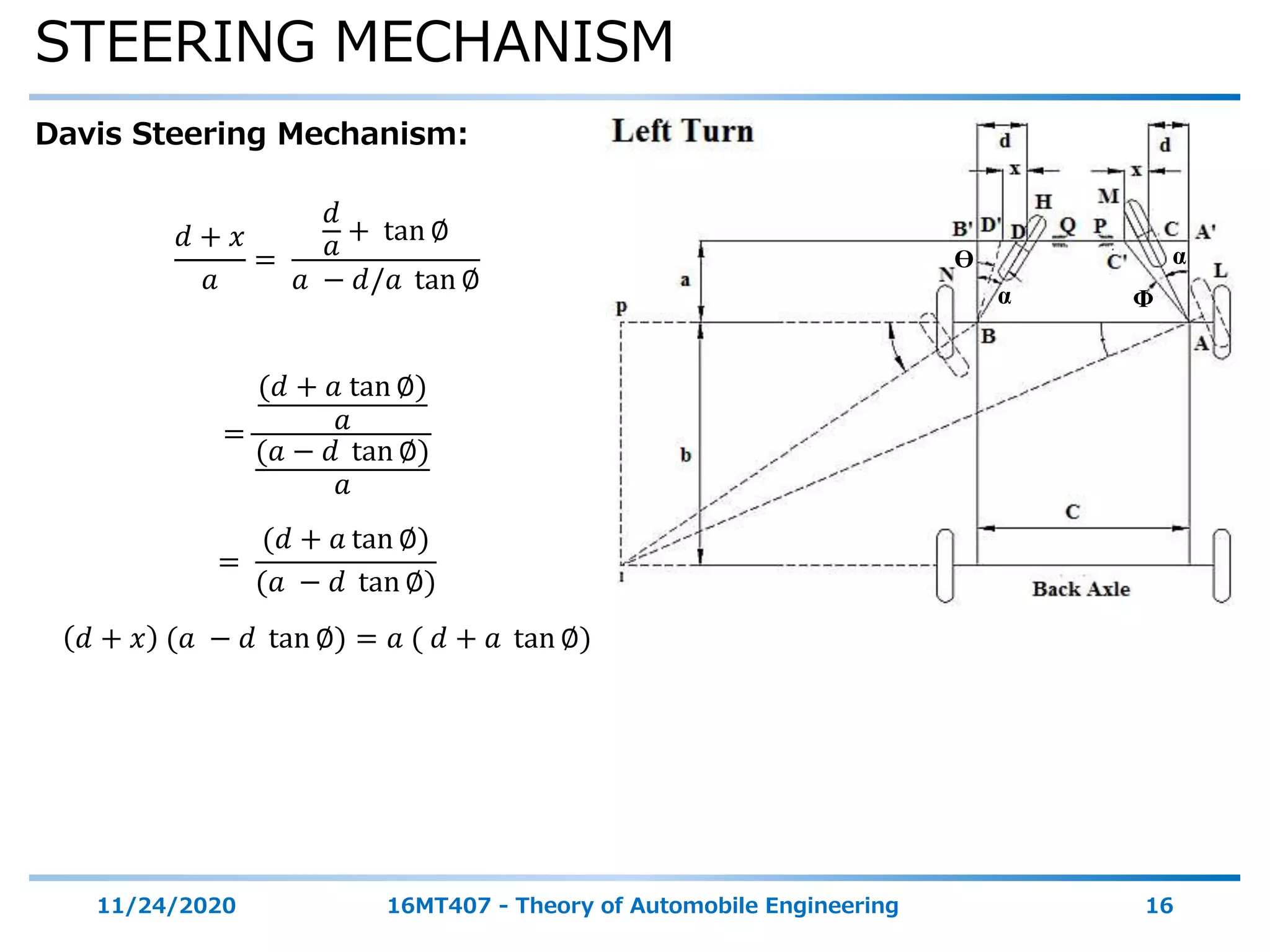 Automobile Steering system | PPTX