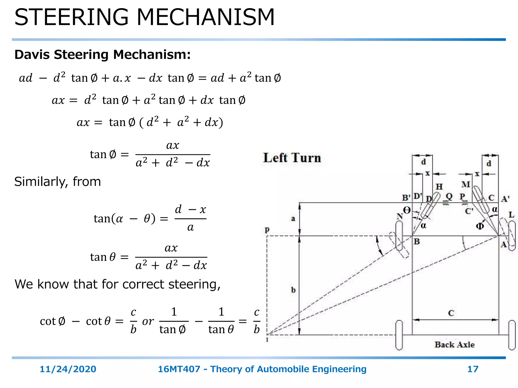 Automobile Steering system | PPTX
