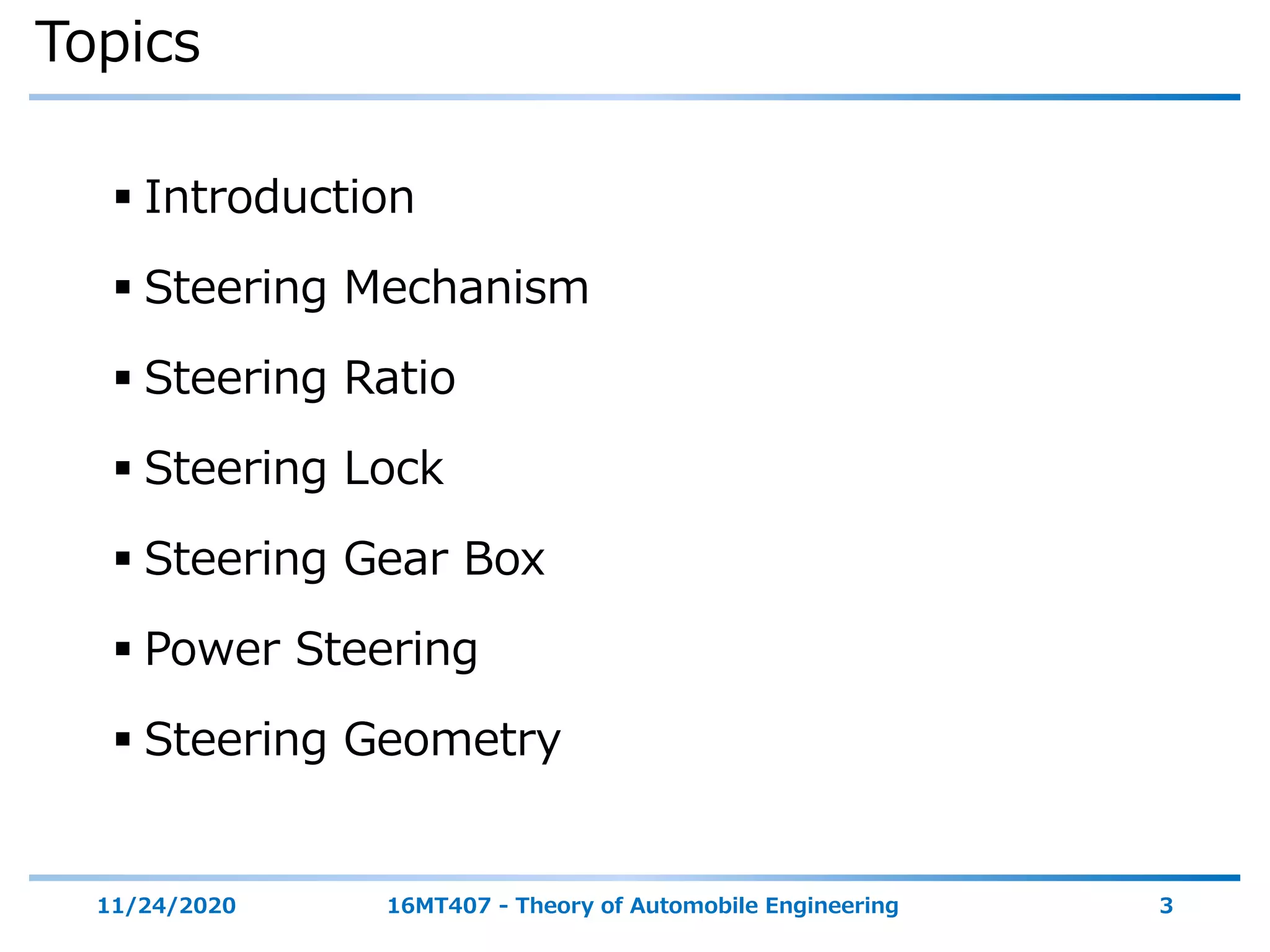 Automobile Steering system | PPTX