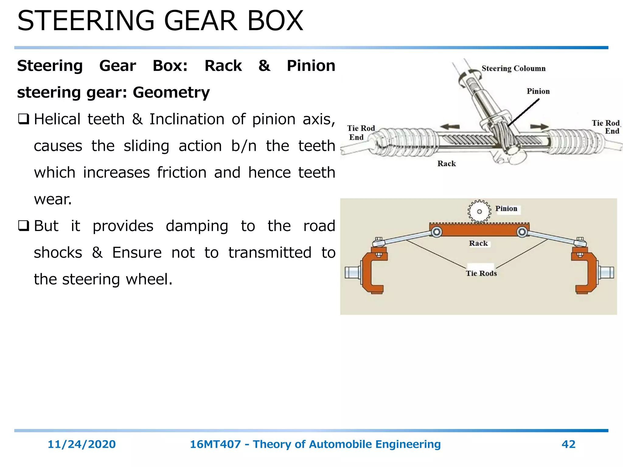 Automobile Steering system | PPTX