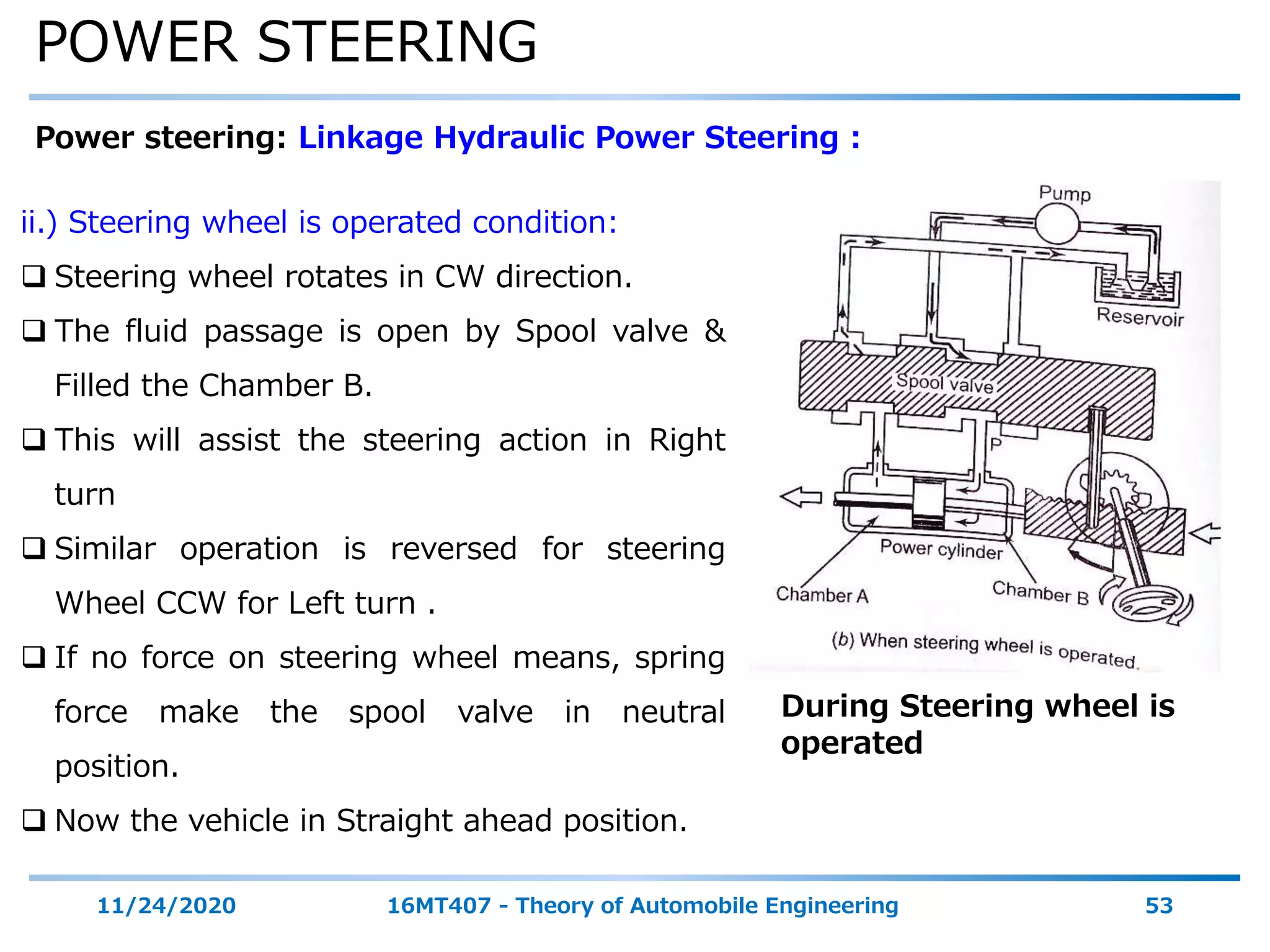 Automobile Steering system | PPTX