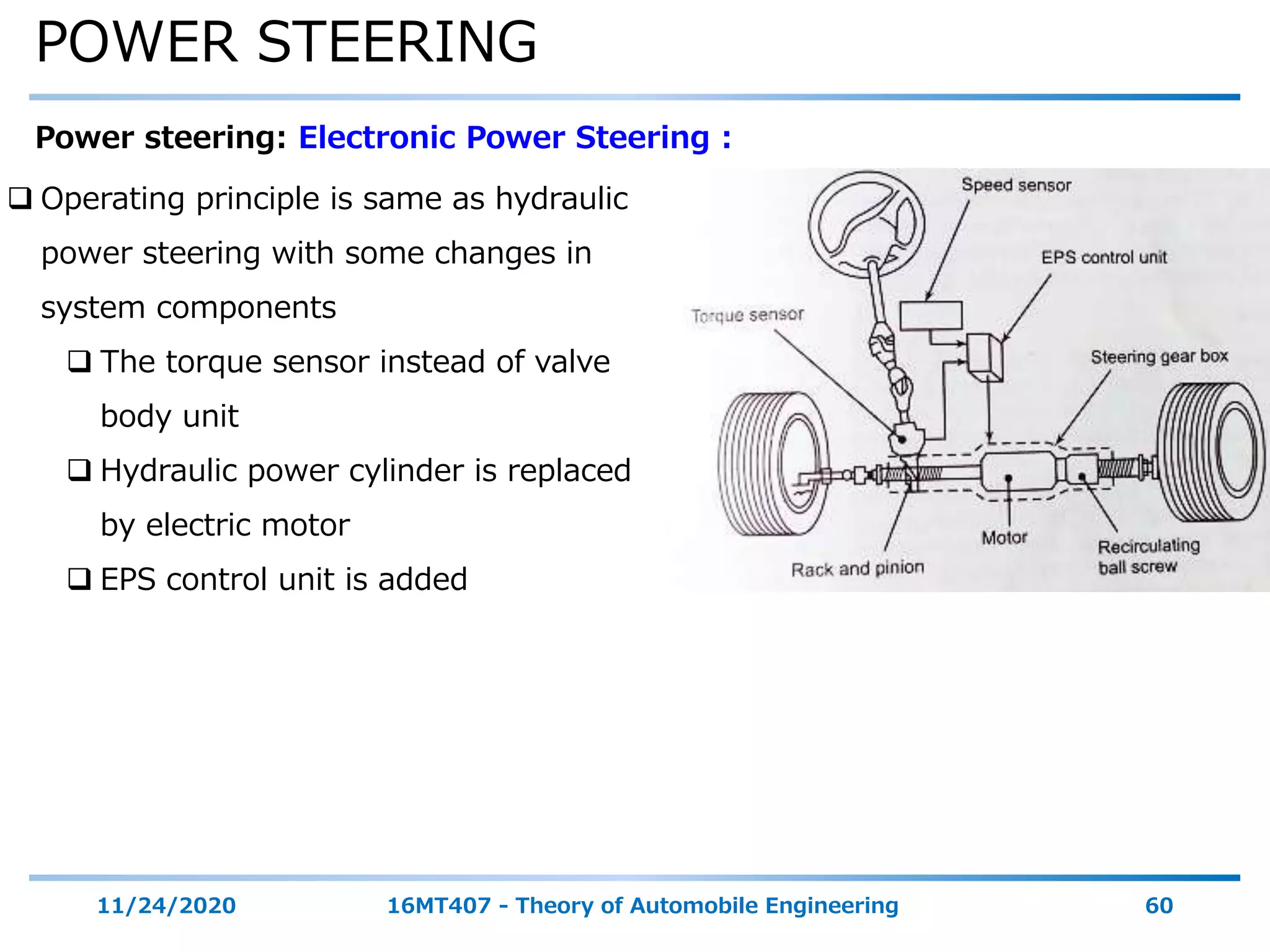 Automobile Steering system | PPTX