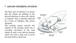 STEERING SYSTEM.pptx theraml ppt automobile | PPT