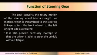STEERING SYSTEM PART 1.pptx