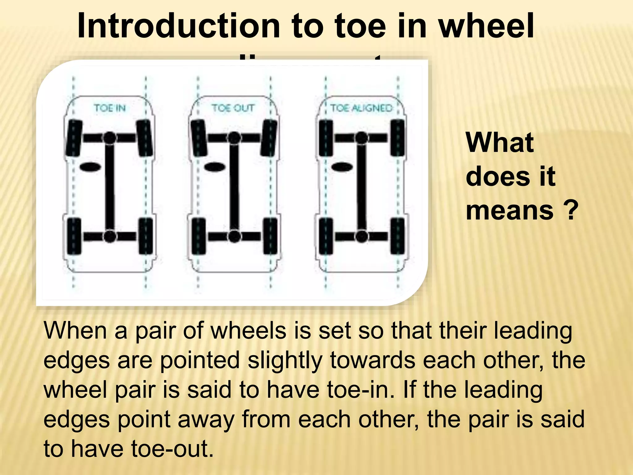 Steering wheel alignment . | PPTX