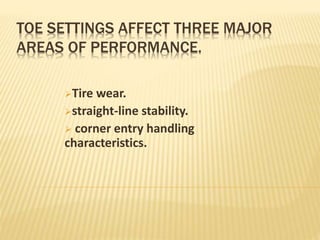 Steering wheel alignment . | PPTX