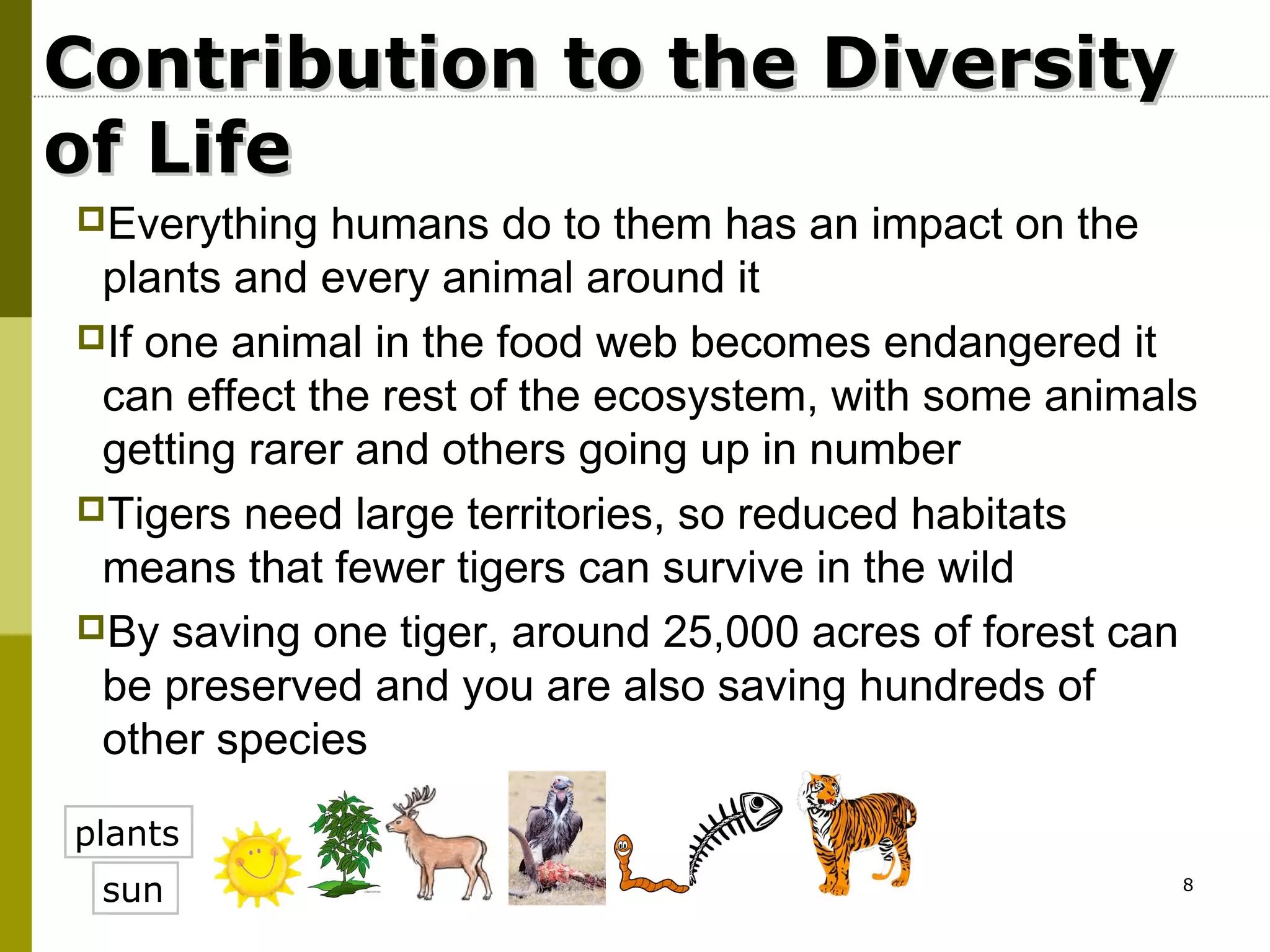 Stefan biodiversity slides ppt | PPT | Zoos & Aquariums | Attractions