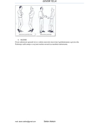 Stefan Aleksin: Govor tela | PDF