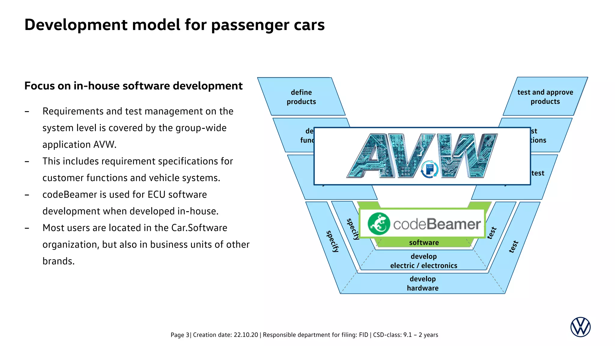Volkswagen | ECU Software Development with codeBeamer ALM: IT Aspects | PDF