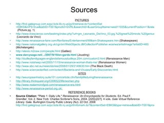 Renaissance Musem Project | PPT